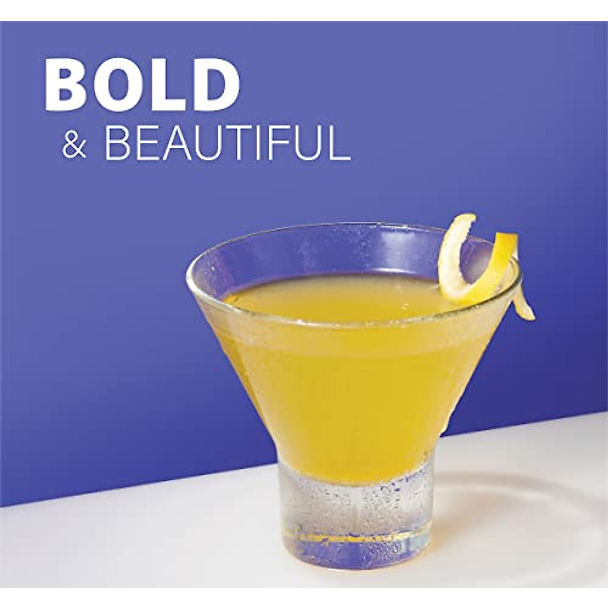 Godinger Martini Glasses, Cocktail Glasses, Italian Made Martini Glass Cocktail Glass Set of 4, 8oz, Made in Italy