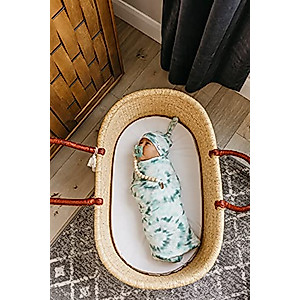 Copper Pearl Large Premium Knit Baby Swaddle Receiving Blanket Bahama
