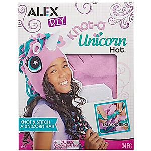 Alex DIY Knot-A Unicorn Hat Craft Kit Kids Art and Craft Activity