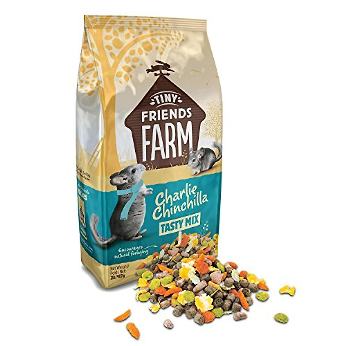 Supreme Petfoods Tiny Friends Farm Charlie Chinchilla Food, 2 Lb