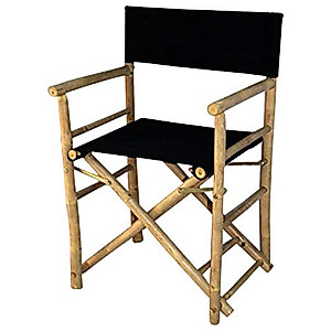 Master Garden Products Bamboo Director Chair, 35”H x 23”W x 19”D