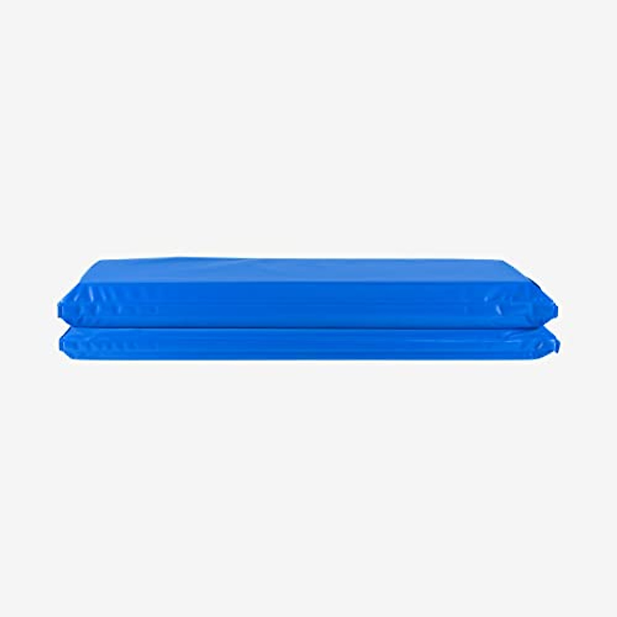 KinderMat, 5/8" Thick with Pillow Section, 4-Section Rest Mat, 45" x 19" x 5/8", Red/Blue, Great for School, Daycare, Travel, and Home, Made in The USA
