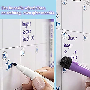 Maidston Enlarged Magnetic Chores Chart for Kids Multiple Behavior at Home Dry Erase Chore with 3 Color Markers Responsibility Reward Adults Family School Supplies