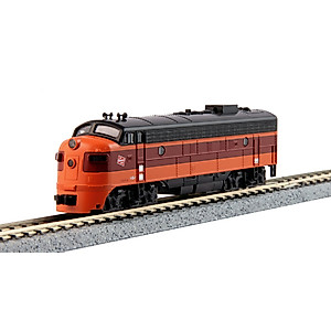 Kato USA Model Train Products N EMD FP7A Milwaukee Road #95C Powered Locomotive