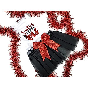 Santa's Cutest Elf Dog Costume, Dog Christmas Costume, Dog Christmas Outfit, Christmas Elf Dog Shirt, Clothes for Dogs (XL 20-28 lbs)