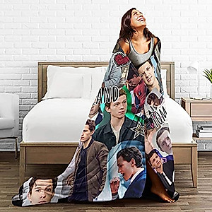 Iosbdnsm Kids Adults Ultra-Soft Micro Fleece Blanket Throw All Season Fuzzy Lightweight Throw Blankets for Office Company Home Couch Bed Sofa 50"X40"