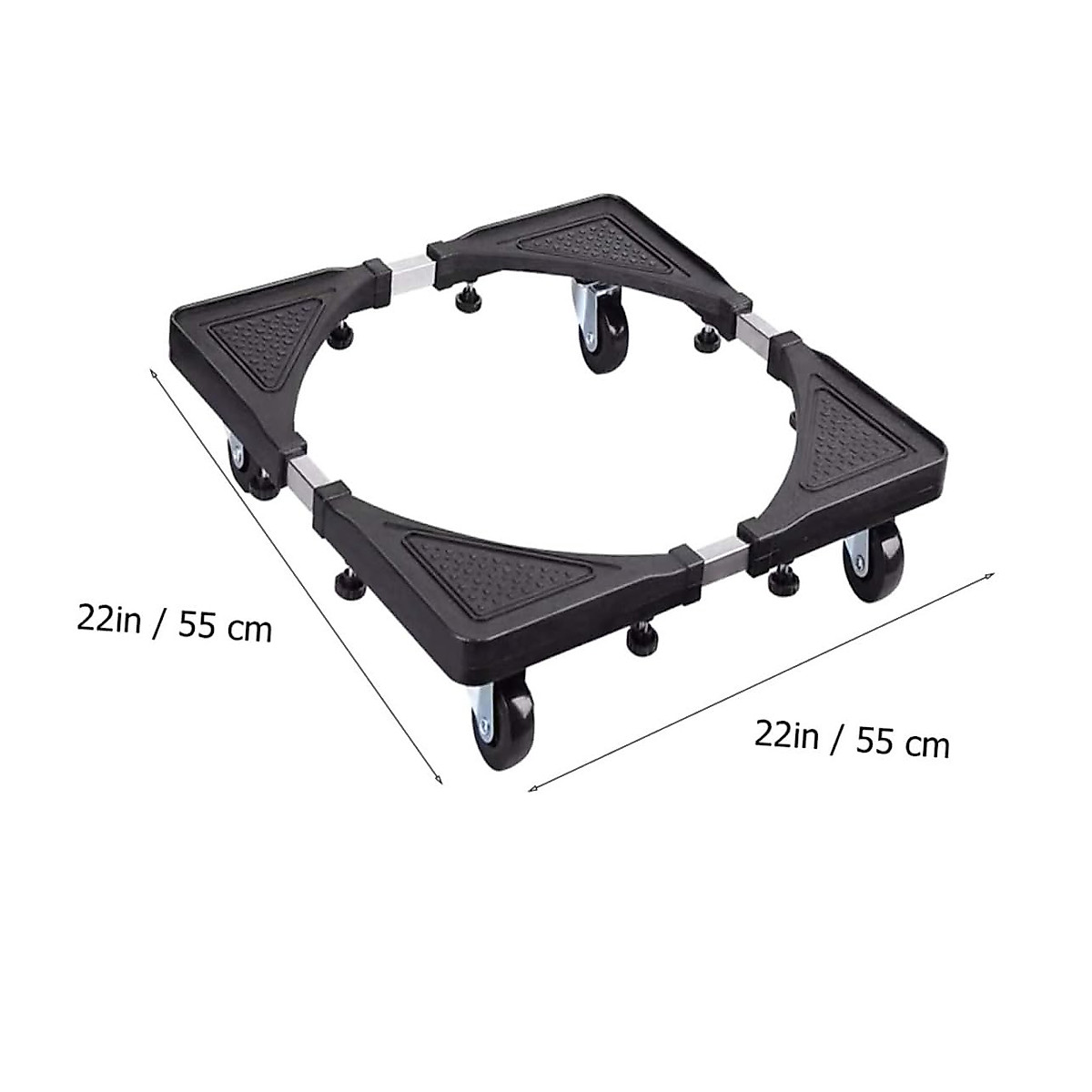 DOITOOL Wheel Mobile Bracket Soup Bowl with Lid Dolly Wheels Portable Mini Fridge Mini Fridge Stand Washer Base Portable+washing+machine Stainless Steel Trailer Electrical Appliance