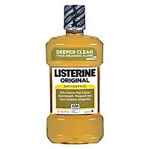 LISTERINE Antiseptic Mouthwash, Original, 1 L - 2pc