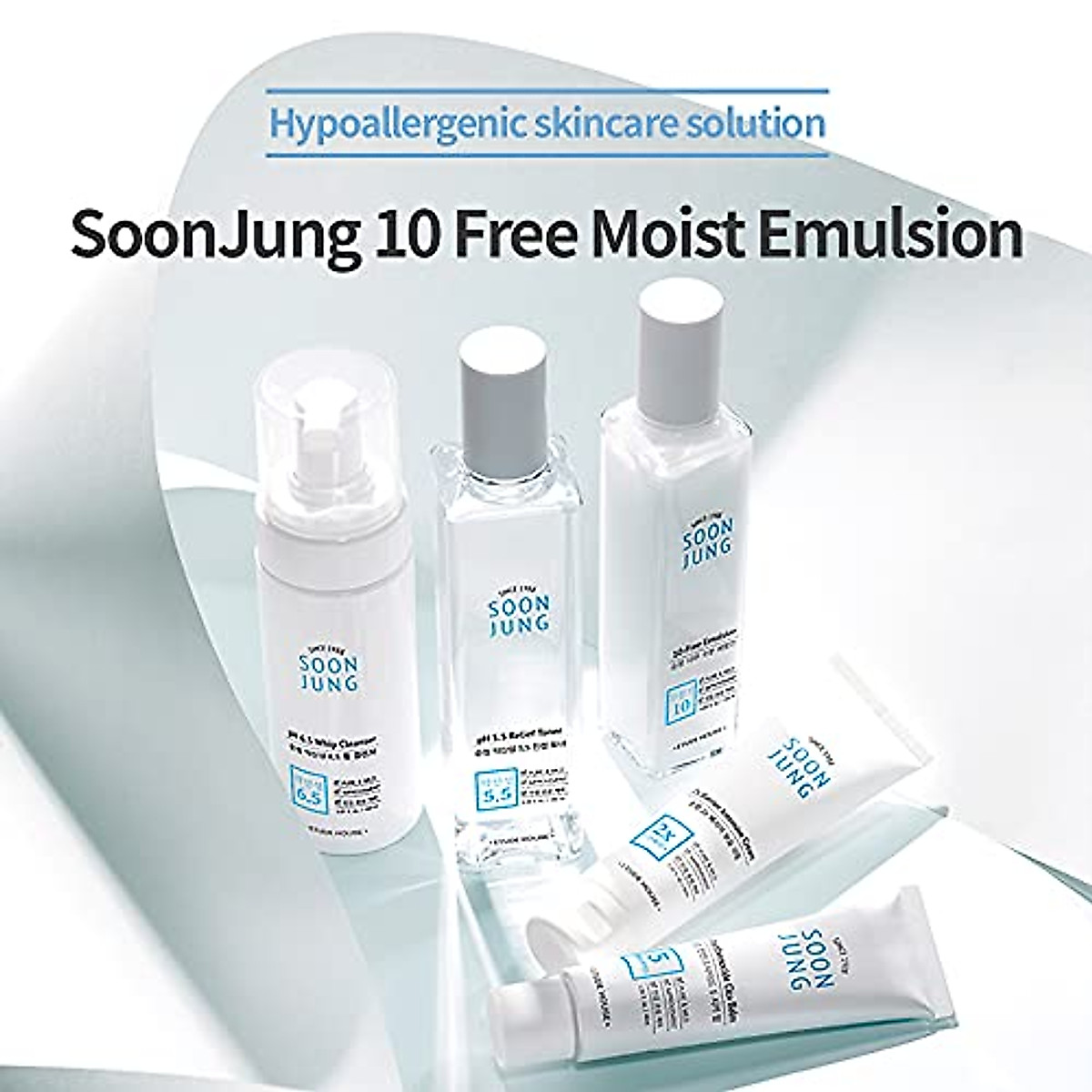 ETUDE SoonJung 10 Free Moist Emulsion 130ml 21AD | Hypoallergenic Non-Irritating Hydrating Emulsion for Skin Damage Care and Relaxation | Korean Skin Care