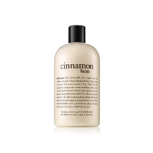 philosophy cinnamon bun shampoo, shower gel & bubble bath, 16 oz