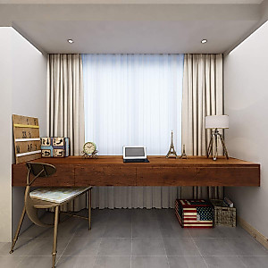 Livelynine Brown Wood Contact Paper Waterproof Kitchen Cabinet Wallpaper Peel and Stick Wood Stickers for Furniture Wood Grain Vinyl Wrap for Cabinets Desk Table Kitchen Counter Top Covers 15.8"x78.8"