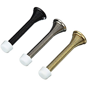 Outus 15 Pcs Rubber Door Stop Silicone Replacement Door Stop Caps Tips Bumpers for Wall and Floor Protection, Universal Size (White)