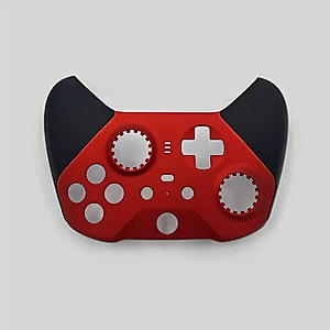 Hzjunsi Shell Case Replacement Front Housing Faceplate Cover Compatible with Xbox Elite Wireless Controller Series 2 Core (Red Limited Edition)