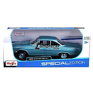 Maisto 1:18 Scale 1962 Chevy Bel Air Diecast Vehicle (Colors May Vary)