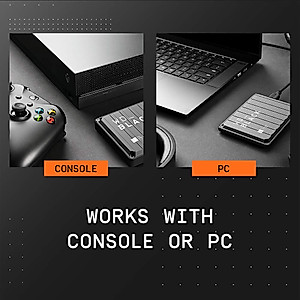 WD_BLACK 1TB P10 Game Drive for Xbox - 1-Month Xbox Game Pass, Portable External Hard Drive for On-The-Go Access To Your Xbox Game library - WDBA6U0010BBK-WESN