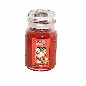 Yankee Candle Holiday Merry Christmas Large Single Wick Jar Candle