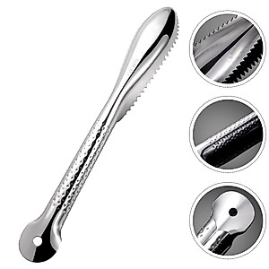 Stainless Steel Fish Scale Planer Practical Fish Scale Scraper Fish Scale Cleaning Tool Fish Scale Remover Fish Scale Removing Tool Kitchen Tool Kitchen Fish Scale Cleaner