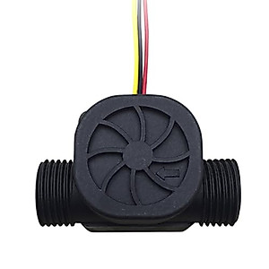 kobeIeen G1/2" QuickConnects Water Flows Switches Effect Flowmeter Fluid Meter Counter 1-30L/min