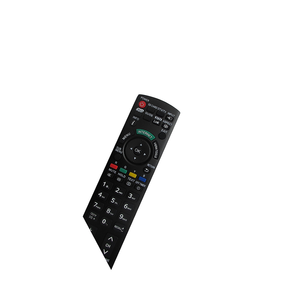 Universal Replacement Remote Control Fit for Panasonic PT-50LC13 PT-60LC13 TH-42PX20 CT-32E131UG CT-32E13G Plasma LCD LED HDTV Viera TV