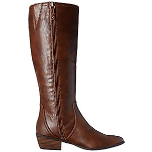 Dr. Scholl's Shoes womens Brilliance Riding Boot, Whiskey, 11 US