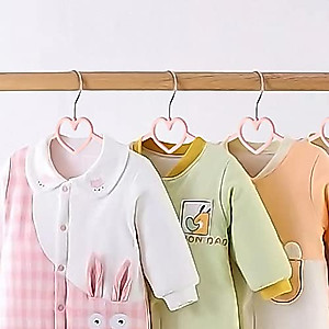 GOSCHE Kids Velvet Hangers (12.8 Inch - 50 Pack), Non-Slip Baby Clothes Hangers for Closet, Ultra Slim Space Saving Childrens Hangers, 360Degree Swivel-Hook, Infant/Toddler Hangers