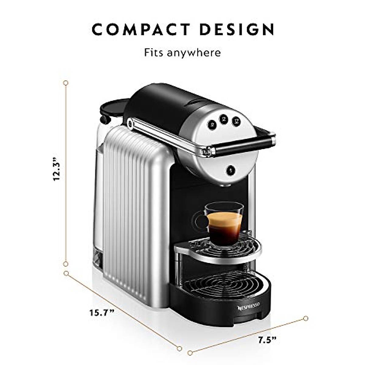 Nespresso Professional Coffee Maker Starter Bundle, Zenius Professional Coffee Machine, Presentation Box for Nespresso Capsules