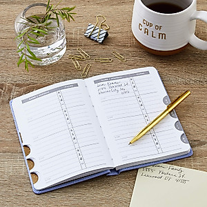 Hallmark Hardcover Address Book (Blue Chambray)