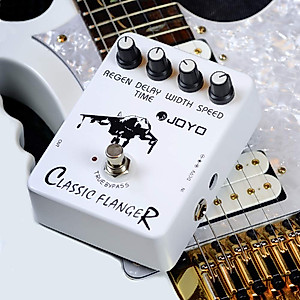JOYO R-10 Analog Delay Pedal Bundle with JF-07 Classic Flanger Effect Pedal for Electric Guitar