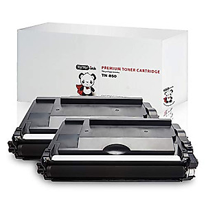 YoYoInk 2 Black Compatible Replacement for Brother TN850 High Yield Toner Cartridge TN 850 TN820 TN 820 for Brother Printer HL-L5200DW HLL6200DW HLL5100DN MFC L5900DW L5800DW L5850DW L5700DW L6700DW