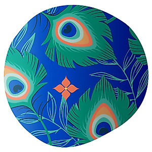 Ottle Cove Cruiser Stainless Steel Water Bottle - 24 oz Insulated Flask with Leak Proof Lid BPA-Free - Reusable Gym Water Bottle for Travel, Camping & Sports - Pacific Peacock Allover