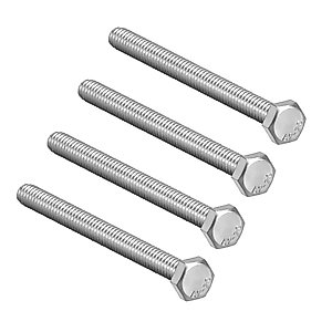 uxcell M8x120mm Hex Bolts 304 Stainless Steel Hexagon Screw Bolt 4pcs