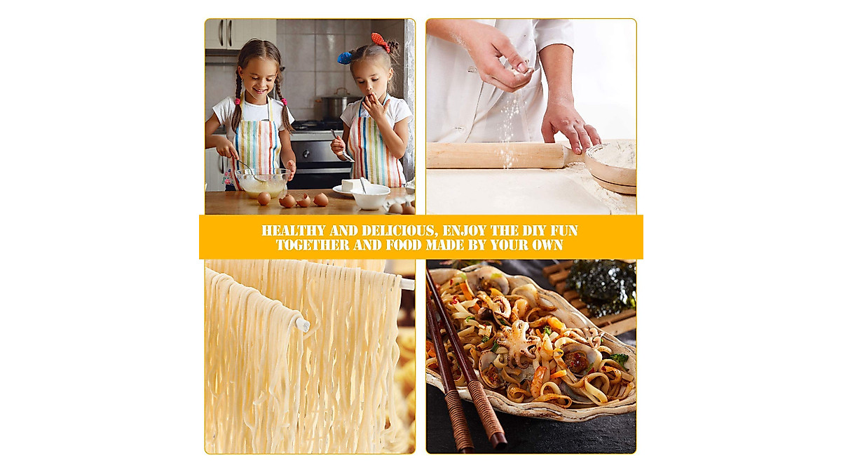 HOUPDA Pasta Drying Rack - Collapsible, Space-Saving Noodle Stand