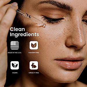 Natural Outcome Mandelic Acid 10% | Anti-Aging AHA Facial Serum with Hyaluronic Acid | Targets Fine Lines, Dark Spots, and Wrinkles | Clarifies Acne and Stimulates Natural Collagen Production | 1 Oz