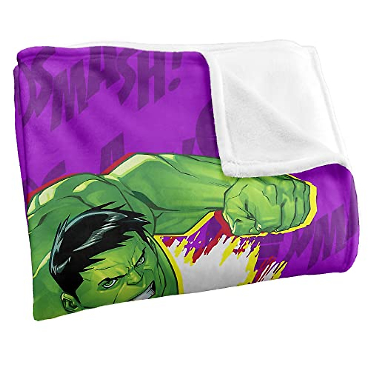 Marvel Hulk Sound Effect Silky Touch Super Soft Throw Blanket 36" x 58"