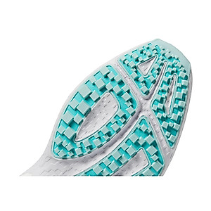 adidas Women's Solarmotion Spikeless BOA Golf Shoes, Footwear White/Silver Metallic/Semi Flash Aqua, 9.5