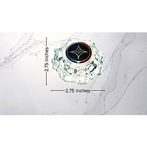 T & T Hardware T & T Replacement Handle for Price Pfister Avante Style Faucet Valves, Clear, Acrylic
