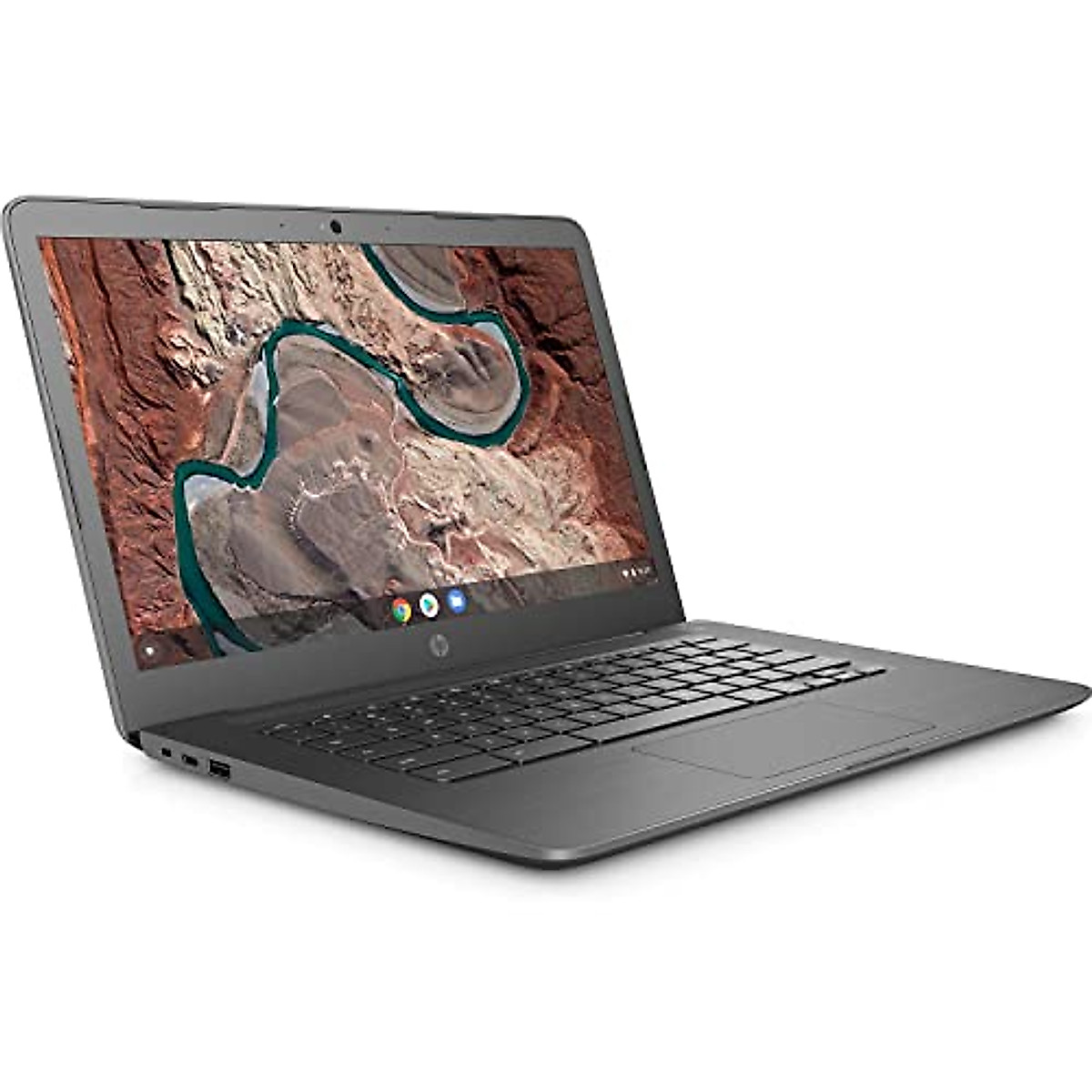HP Newest 14inch Chromebook AMD Dual-Core A4-9120C Processor, 4GB DDR4 Memory, 32GB eMMC Storage, AMD Radeon R4 Graphics, Chrome OS-Gray(Renewed)