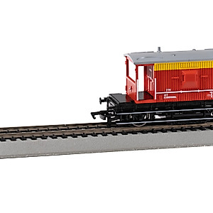 Bachmann Trains - British Brake Van Track Cleaning CAR - Signal & Telegraph #KDB955094 with International Style Hook & Loop couplers - HO Scale (74901)