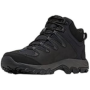 Columbia Men's Buxton Peak Mid II Hiking Shoe, Black/Shark, 12 Wide