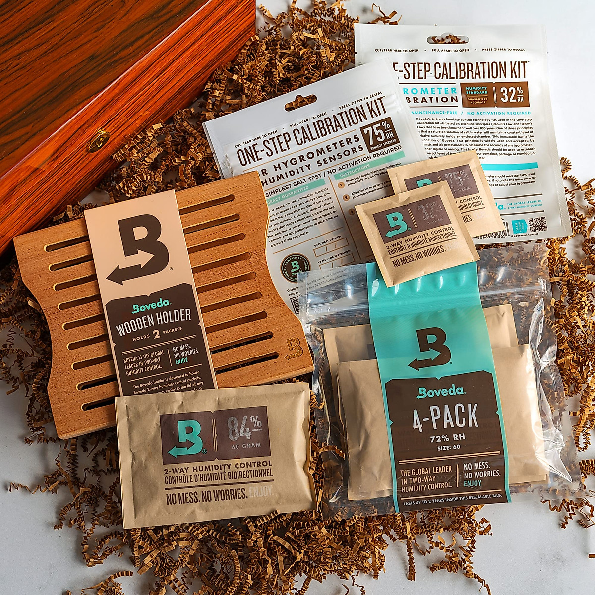 Boveda 32% Two-Way Humidity Control Packs For Storing 1 oz of Dry Goods – Size 8 – 10 Pack – Humidifier Packs for Coffee & Tea Storage – Hydration Packets in Resealable Bag