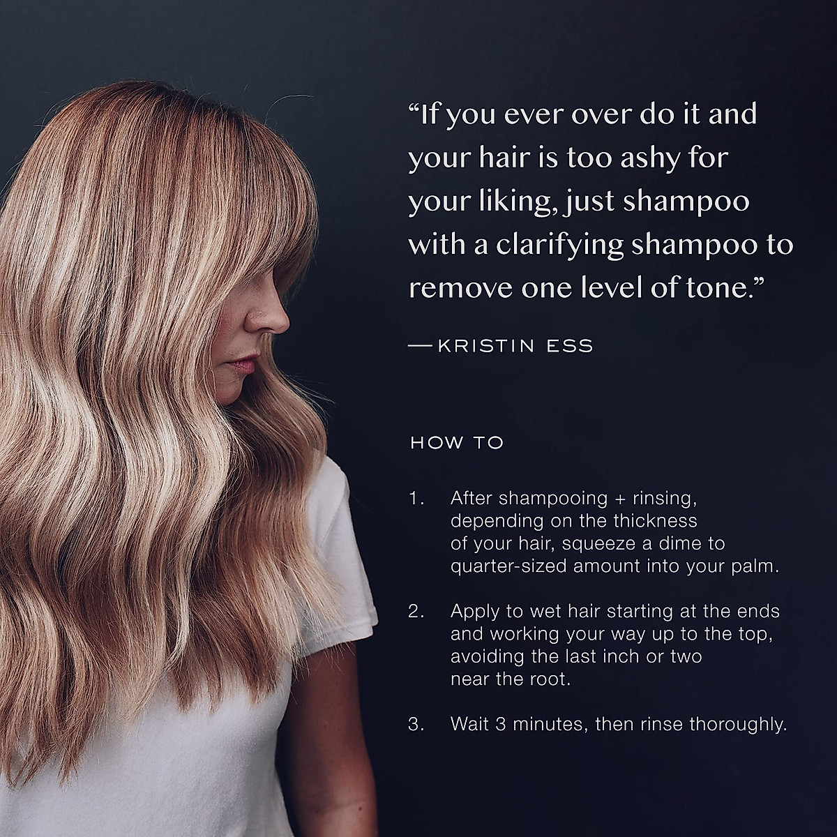 Kristin Ess The One Purple Shampoo and Conditioner Set, 10 fl. oz. each