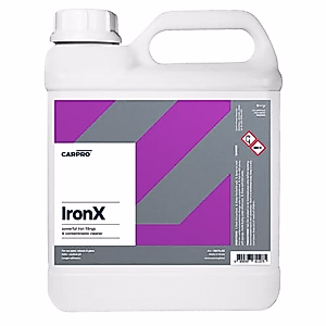 CARPRO IronX Iron Remover: Stops Rust Spots and Pre-Mature Failure of the Paint Clear Coat, Iron Contaminant Removal - 4 Liter Refill (135oz)