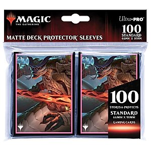 Ultra PRO Magic: The Gathering - Kamigawa Neon Dynasty 100ct Card Sleeves Featuring Chishiro - Protect Your Cards with ChromaFusion Technology and Always Be Ready for Battle