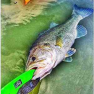 LINE CUTTERZ Unique Patented and Safe, Floating Lunker Tamer Fish Gripper with Wrist Strap - Hero Limited Edition
