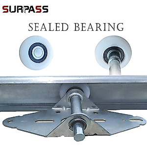 Surpass Garage Door Roller/Hinge/Top Bracket/Wire Rope (for 7' Height Doors)