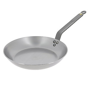 de Buyer MINERAL B Carbon Steel Omelette Pan - 11” - Naturally Nonstick - Made in France