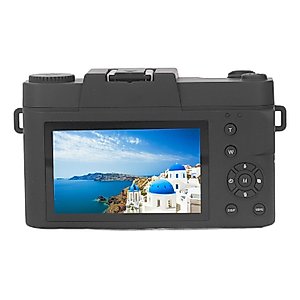 4K Digital Camera for Kids Video 16X 56M Digital Zoom, Compact Point and Shoot Camera, Portable Small Camera for Teens Students Boys Girls Seniors, WiFi, Gifts
