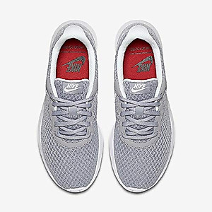 Nike Women's Tanjun Grey Wolf Grey White Running Shoe 7.5