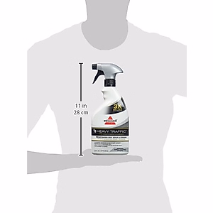 Bissell Rental BISSELL-75W5-22oz Heavy Traffic Pretreat and Spot Carpet Cleaner Spray, 22 oz, Clear, 22 Fl Oz (Pack of 1)