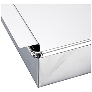 Endoshoji ATM07018 Commercial Egg Tofu Pan, 7.1 inches (18 cm), Kanto Type, Main Body: 18-8 Stainless Steel, Made in Japan